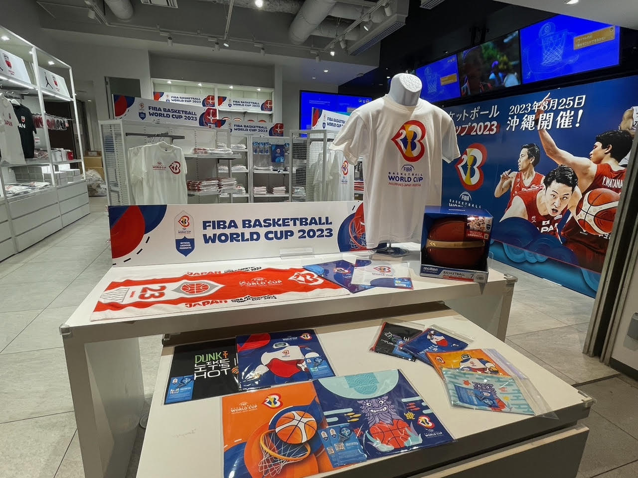 「FIBAバスケットボールワールドカップ2023」POP-UP STORE 羽田空港の「HANEDA Sports」内に期間限定OPEN ...